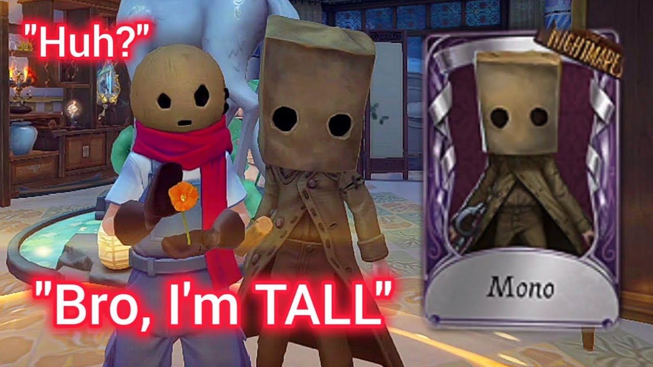 Play with MONO SKIN Axe Boy! TALLER than other skins?? 😅🤣 Identity V ...