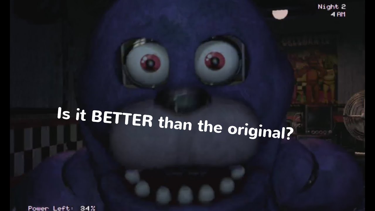 FNAF 1 has been recaptured in 2021! Five Nights at Freddy's Revamp ...