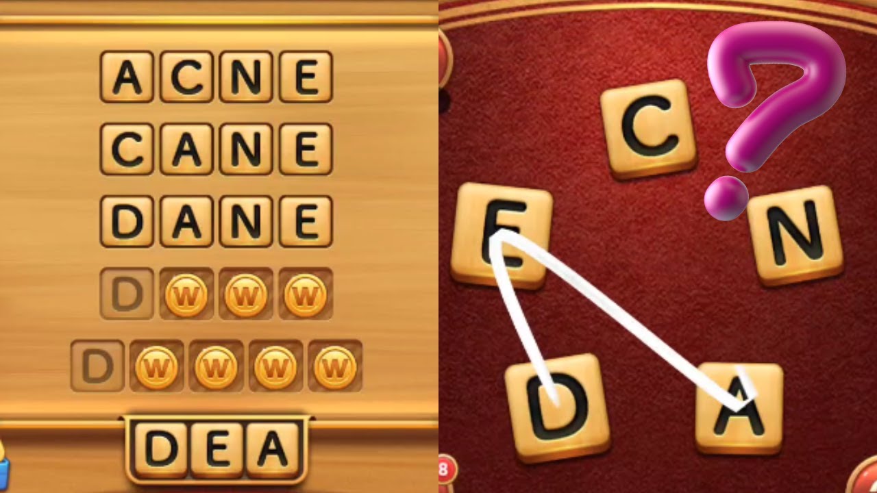 Word Connect Puzzle Levels 446 to 450 Walkthrough [Bonus Words ...