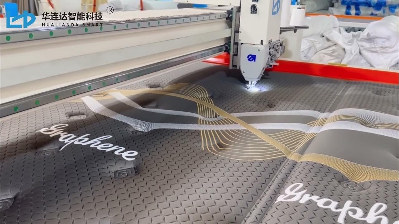 Single needle Quilting machine higher precision HLD-5D - YouTube