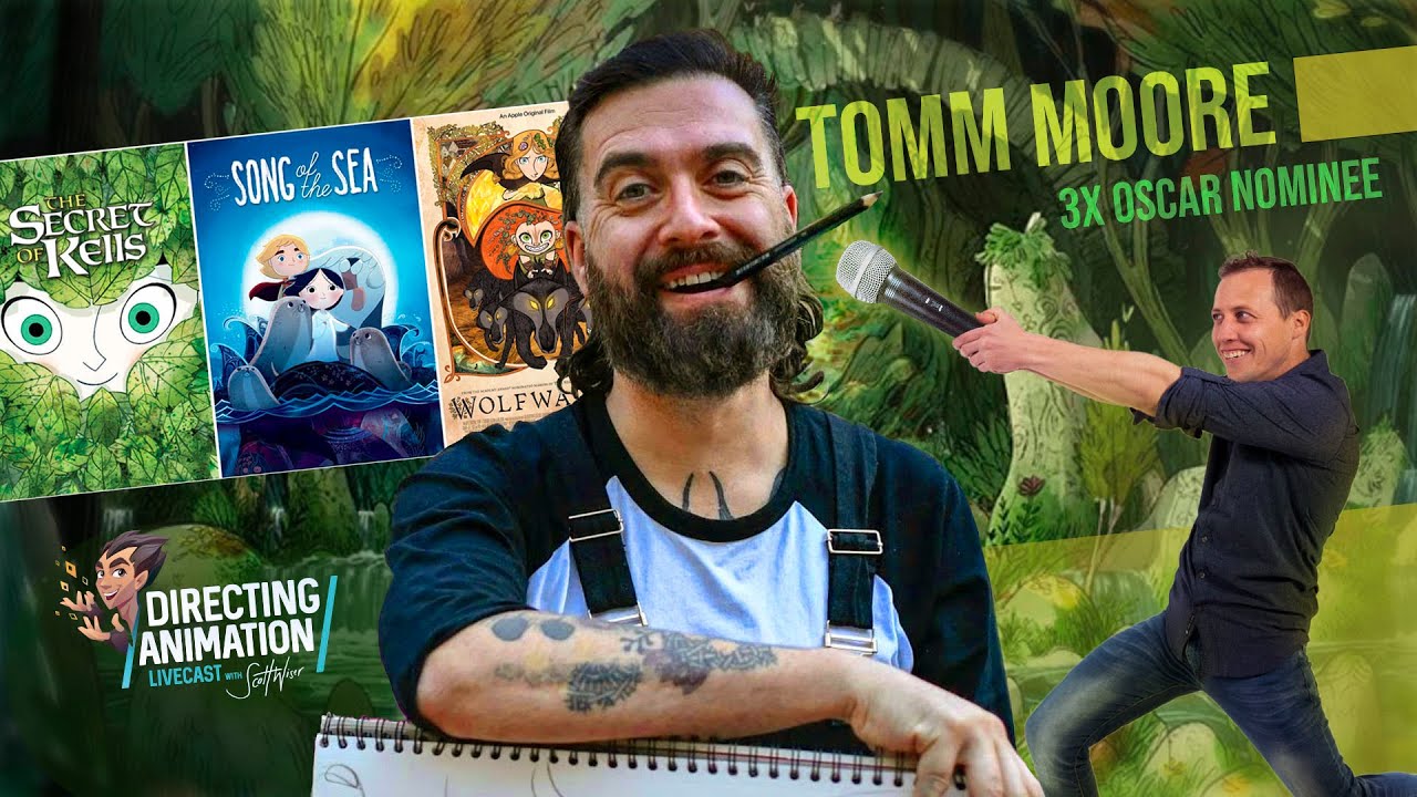 Tomm Moore, 3x Oscar Nominee ~ Wolfwalkers, Secret of Kells, Song of ...
