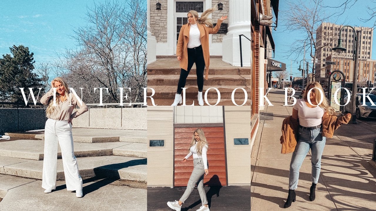 SIMPLE WINTER OUTFITS | Winter Fashion Lookbook 2020 - YouTube