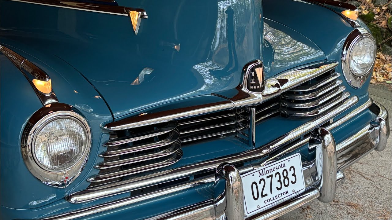 Hudson Commodore Eight in stunning two tone blue! This 1946 beauty was ...