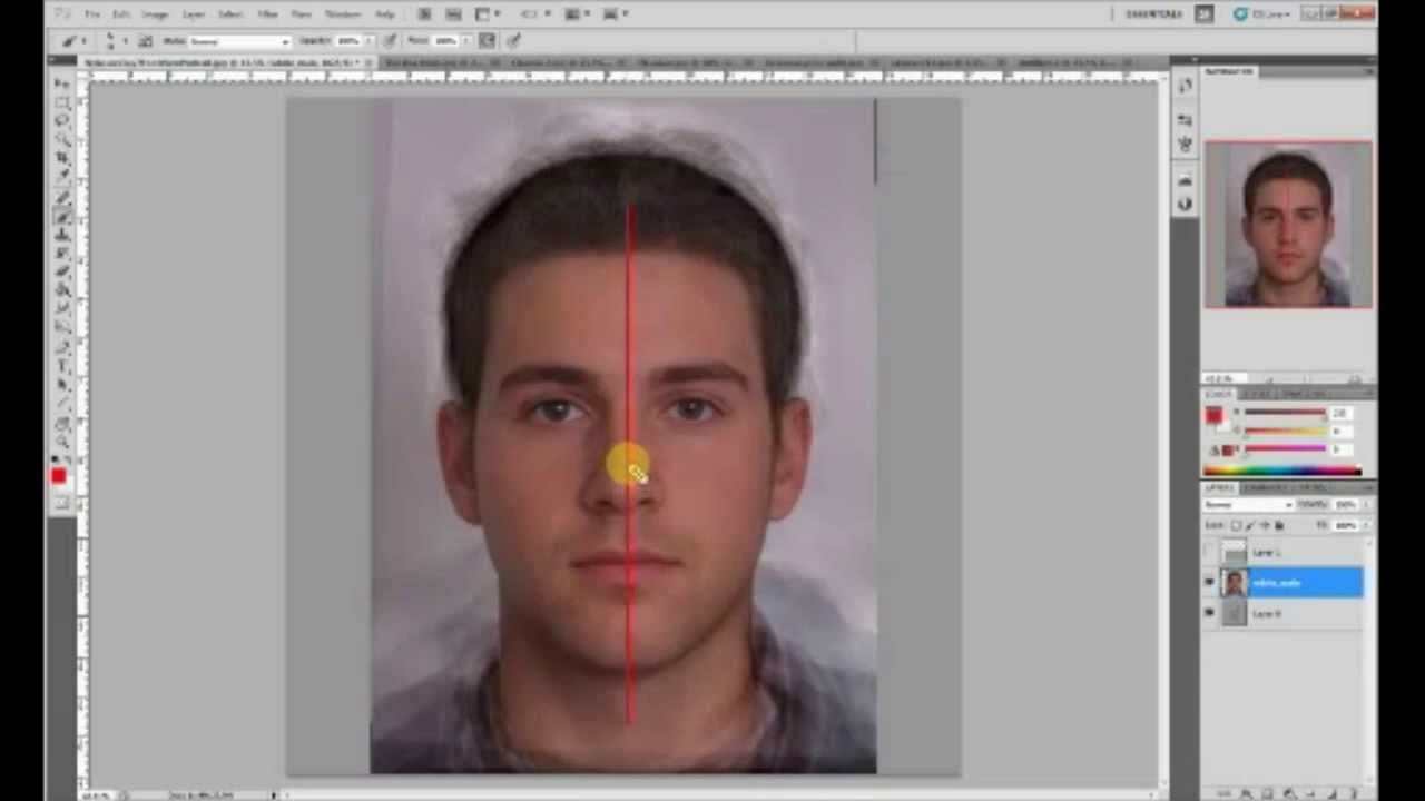 How to Frame a Face while painting - YouTube
