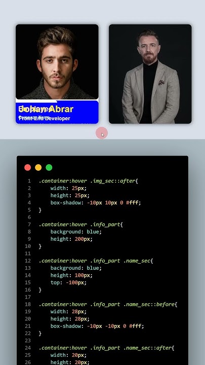 Inverted Border Radius Hover Effect CSS only - YouTube