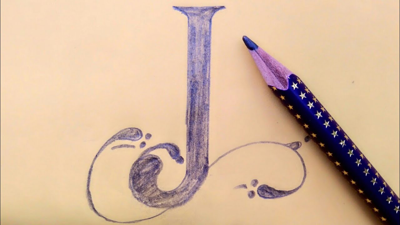 Letter J calligraphy | Stylish J | Designs of j | Fancey J - YouTube