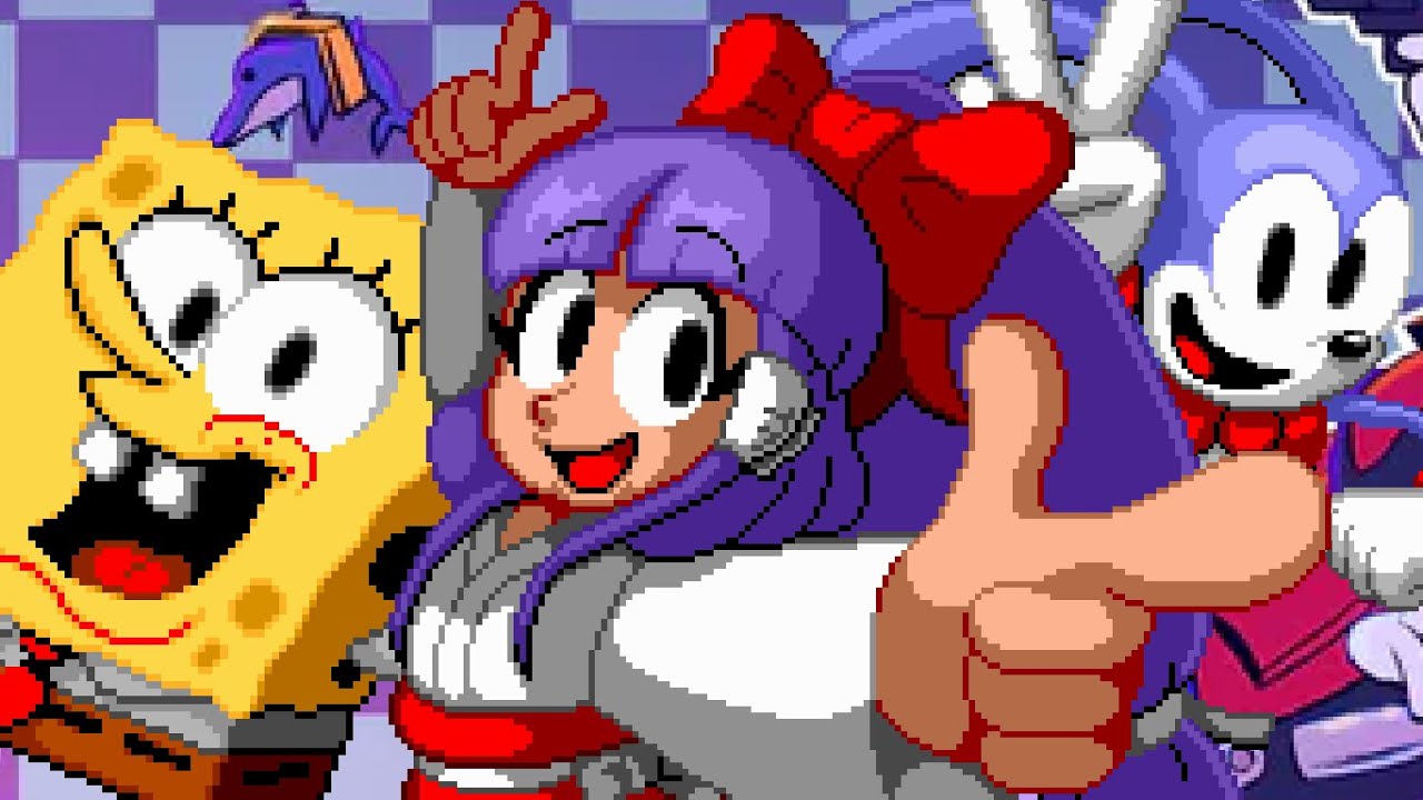 How to unlock Spongebob, Reimu Hakurei and Max in Sonic USB Online ...
