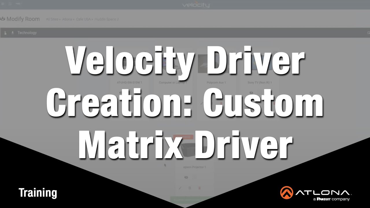 Velocity Driver Creation: Custom Matrix Driver - YouTube