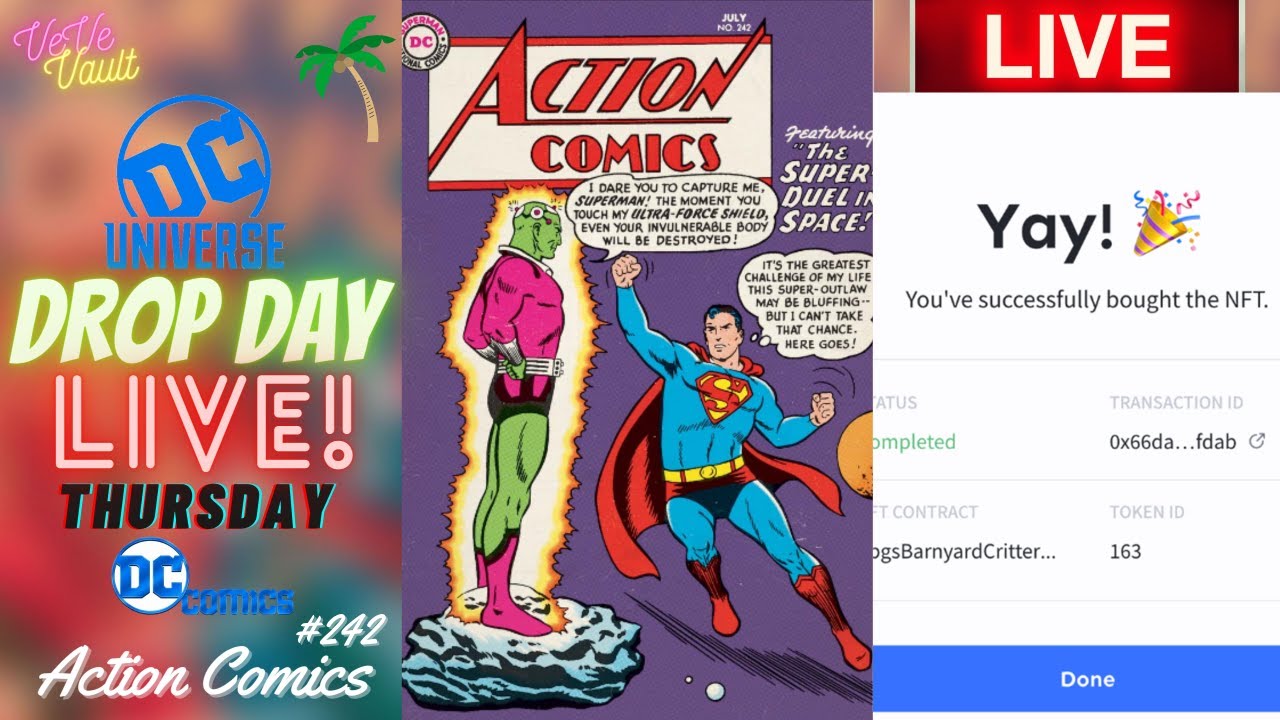 DC Drop Day LIVE *EARLY ACCESS* Action Comics #242 DC Digital Comics ...