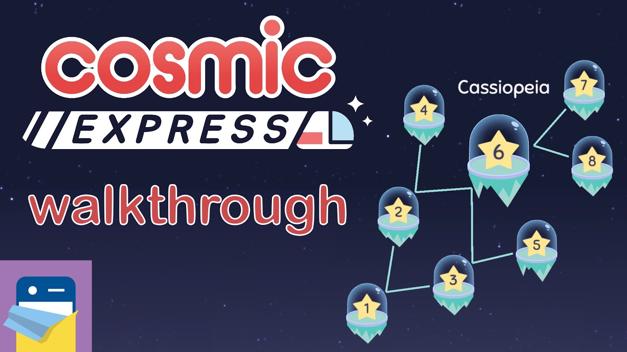 Cosmic Express: Cassiopeia Levels 1 - 8 Walkthrough & Solutions - iOS ...