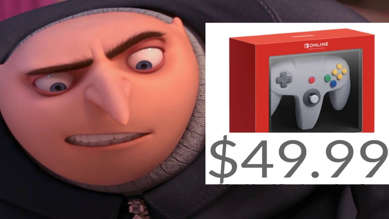 gru gets nintendo expansion pack - YouTube
