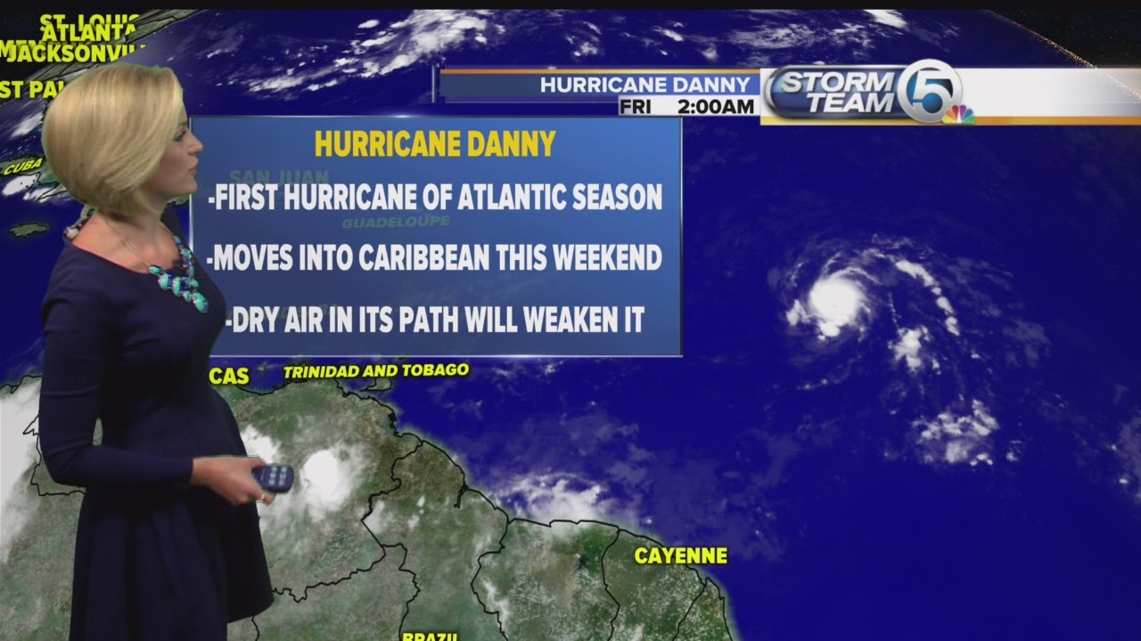 Hurricane Danny update - Aug. 21, 4:30 a.m. - YouTube