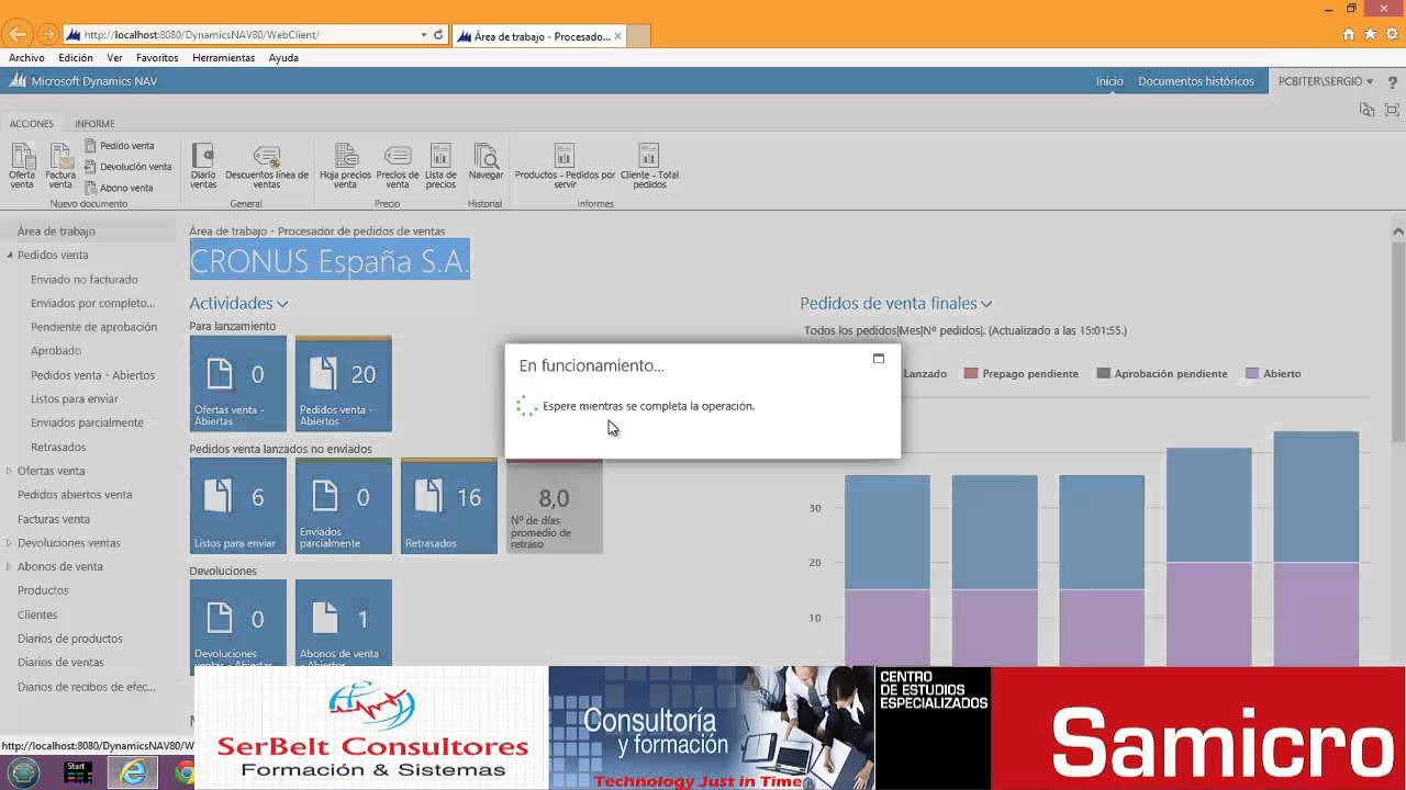 Software TRIAL DEMO Microsoft Dynamics NAV 2015 - YouTube