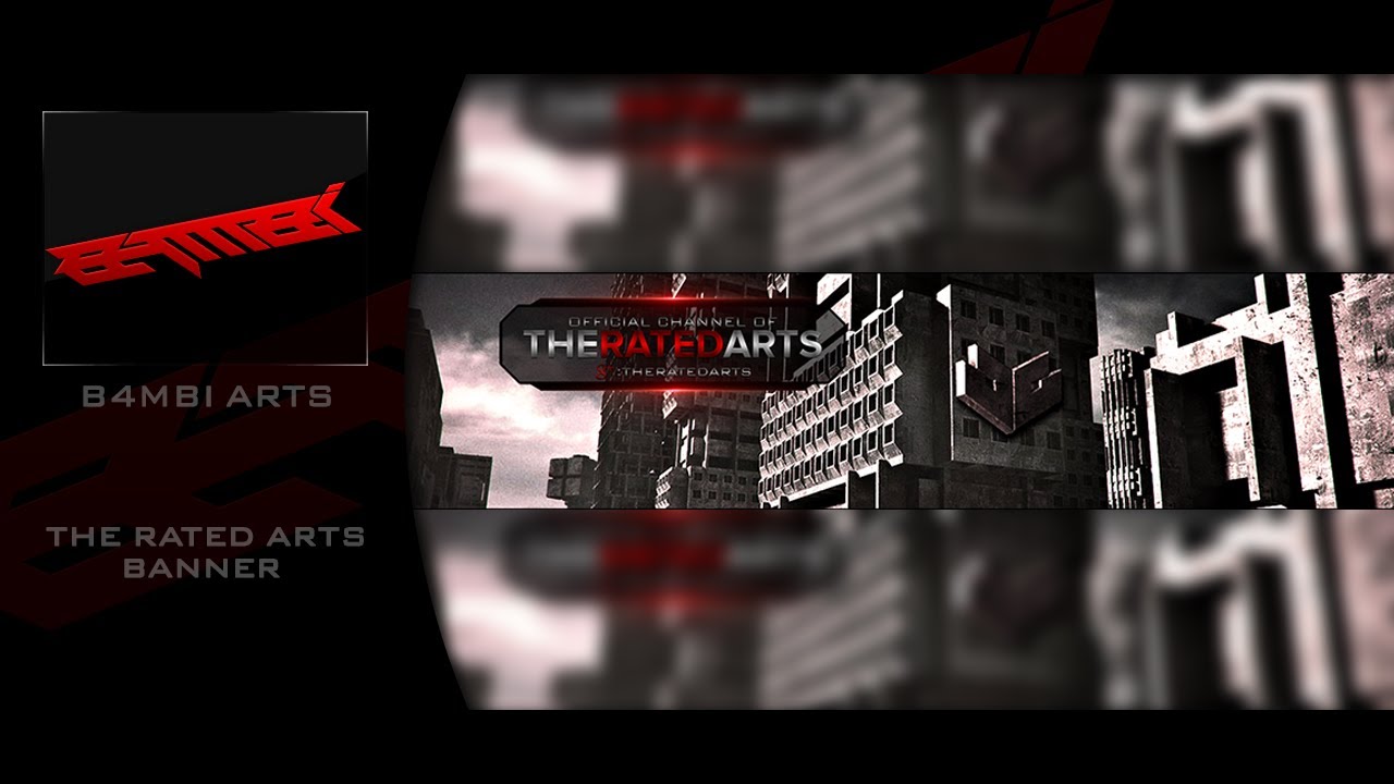 The Rated Arts Banner | Manipulation Banner | by B4mbi Arts - YouTube