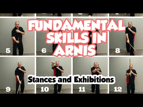 FUNDAMENTAL SKILLS IN ARNIS | STANCES AND EXHIBITIONS - YouTube