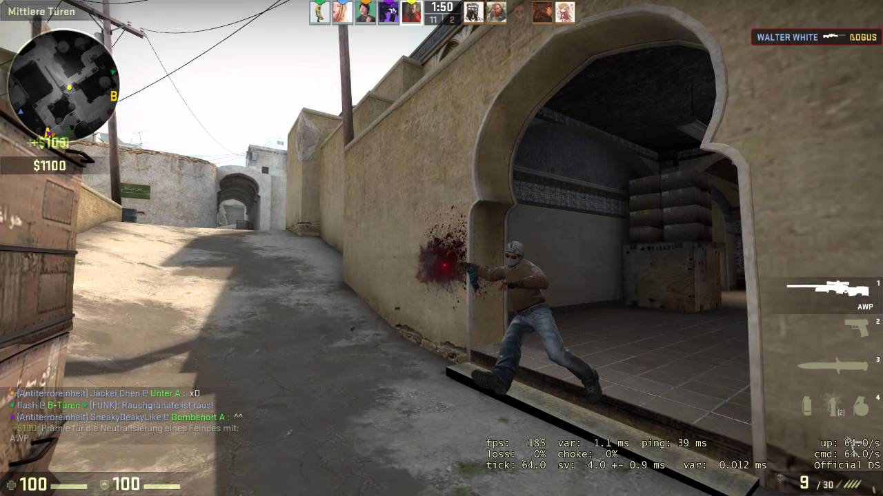 CS GO Rush mid AWP - YouTube