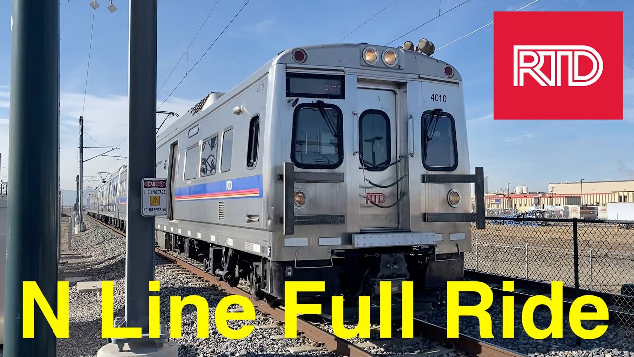 RTD N Line Full Ride - Facing West - - YouTube