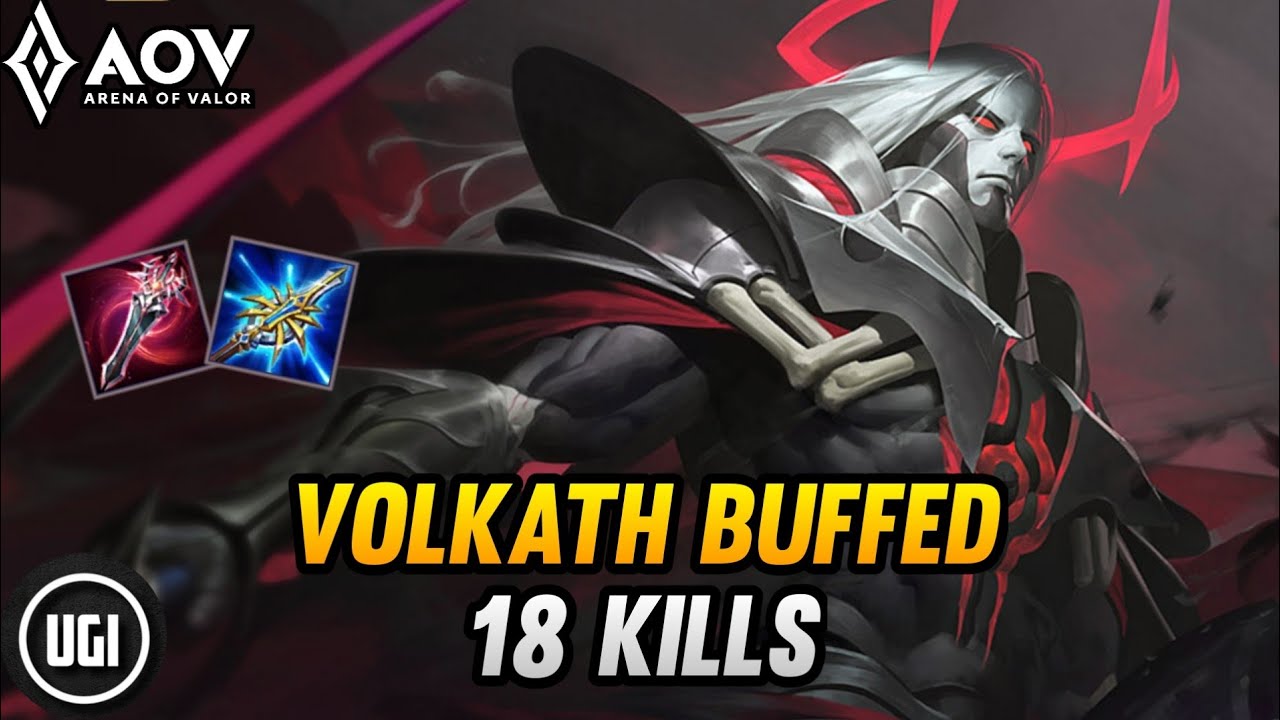 VOLKATH BUFFED GAMEPLAY | NEW PATCH | ARENA OF VALOR - YouTube