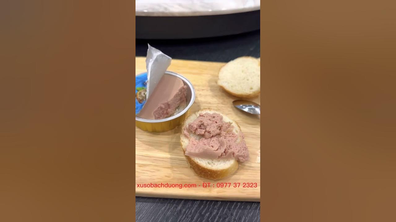 Pate Gan Ngỗng hiệu Hame của Nga, ăn với bánh mì thì ngon tuyệt, đóng hộp 90g, 105g, 95g - YouTube