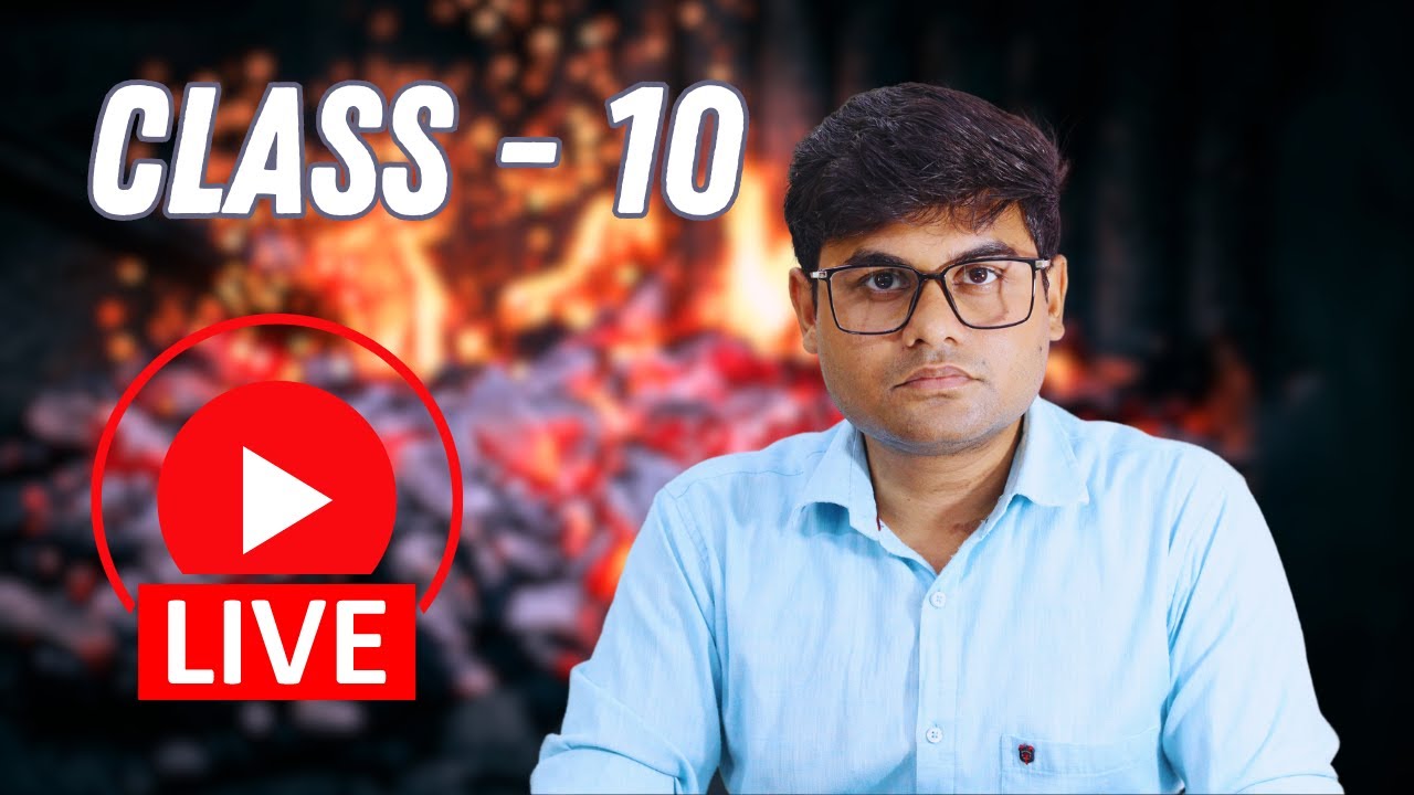 Class 10 | IIT JEE/NEET Foundation Today(17 May) at 8PM - YouTube