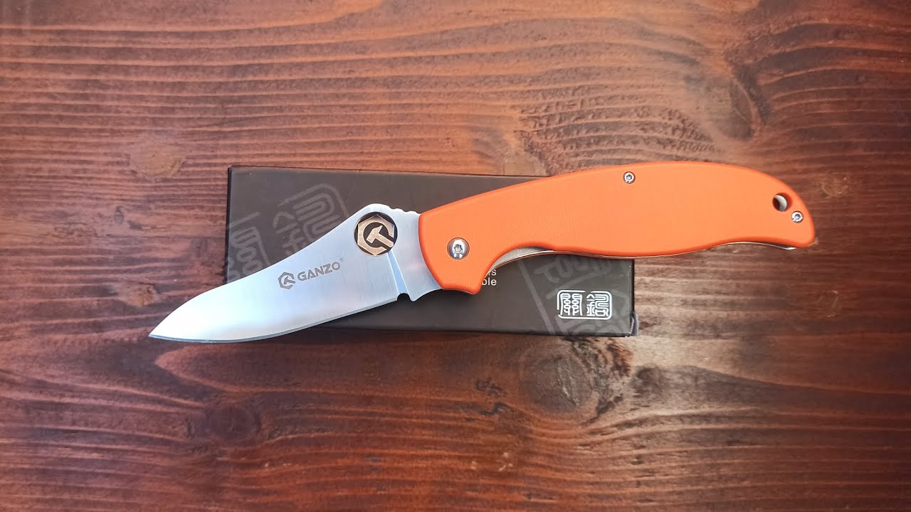 Ganzo G734 unboxing/overview. Inspired by Spyderco Stretch 2 😁 - YouTube