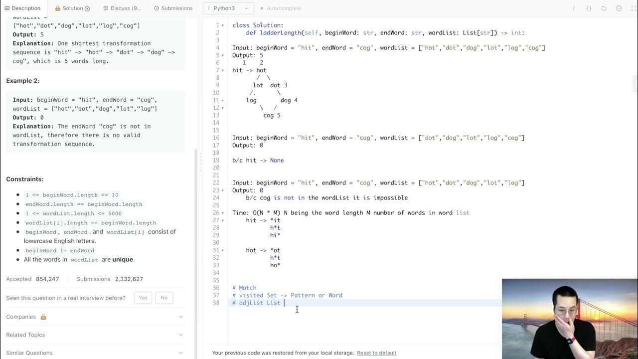 UMPIRE Algorithms: Word Ladder - YouTube