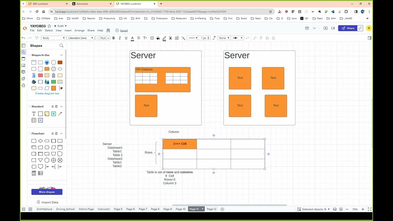 Part 12 Sql In Amharic Server Vs Database Vs Tables Youtube