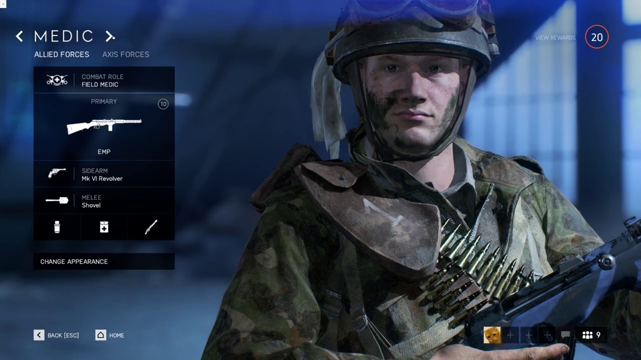 Adobe XD - Battlefield V Classes UI Prototype 1.0 - YouTube