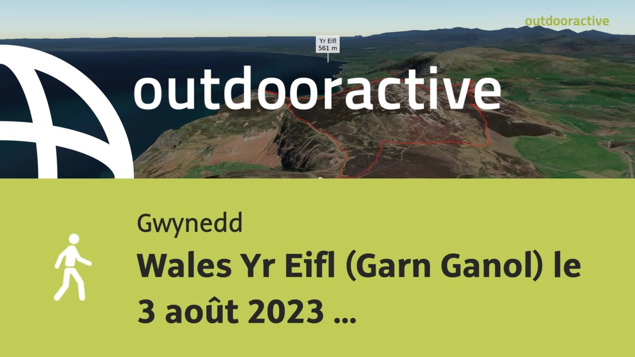 Vidéo 3D interactive: Wales Yr Eifl (Garn Ganol) le 3 août 2023 10:34: ...