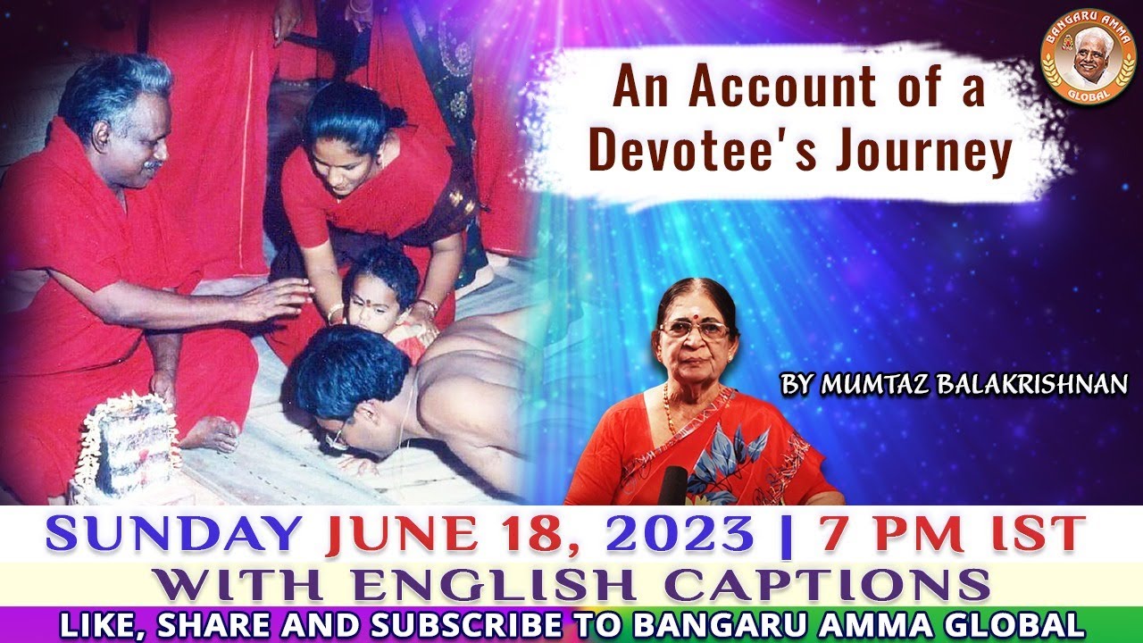 🌹Premiere🌹 An Account of a Devotee's Journey by Sakthi Mumtaz ...