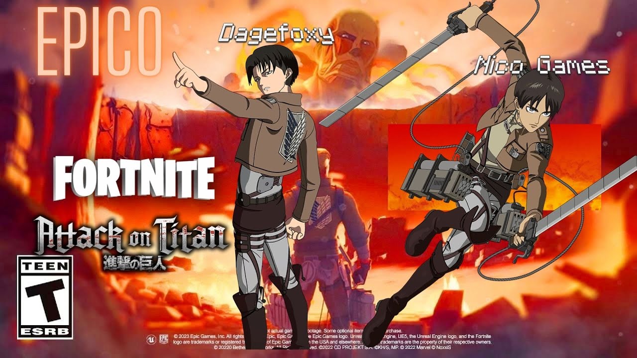 ATTACK on TITAN x FORTNITE!!! / Con NICO GAMES / SIMPLEMENTE EPICO ...