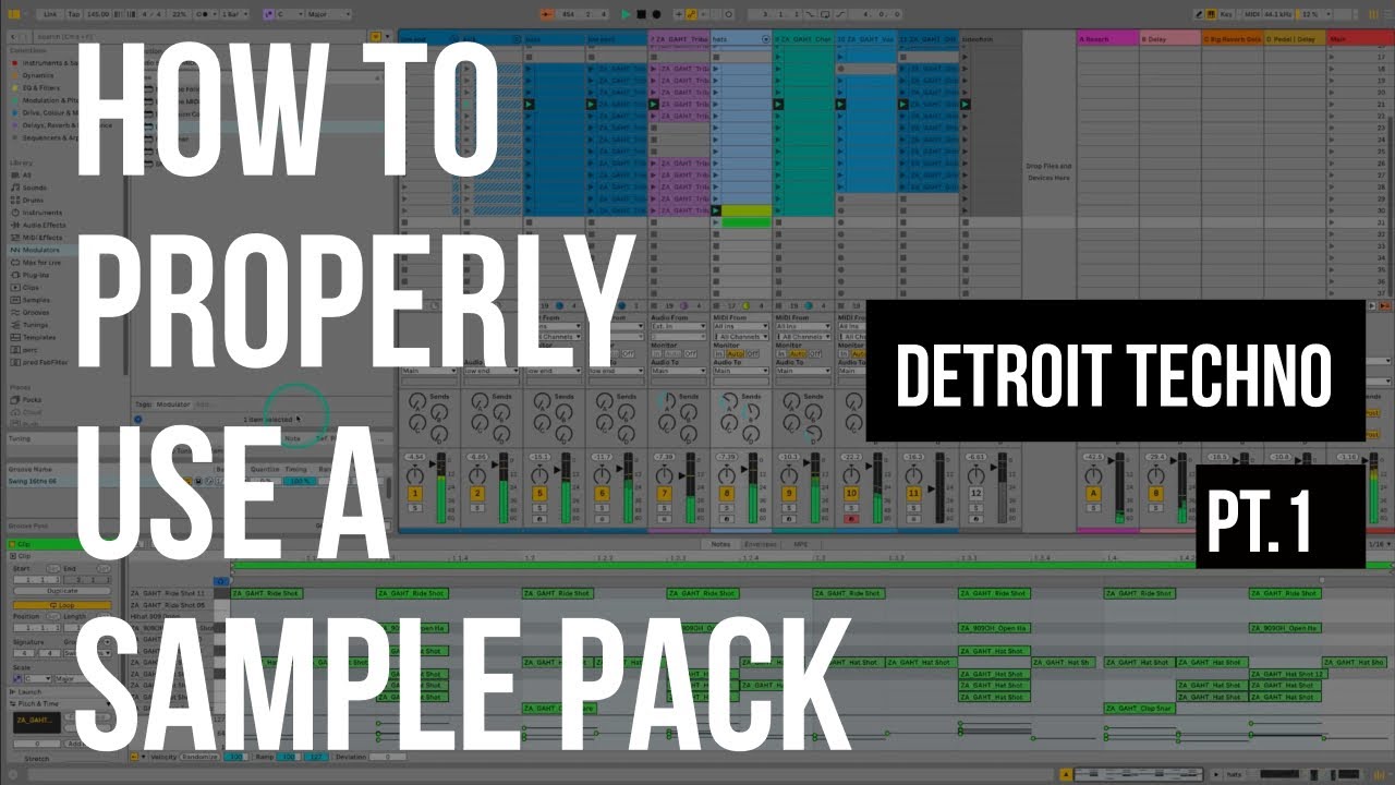 How to Properly Use a Sample Pack – Making a Techno Track in Under Two ...
