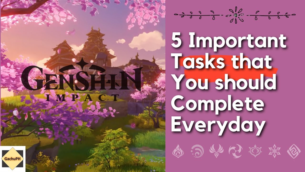 [Beginner Guides] 5 Important Daily Tasks - Genshin Impact - YouTube