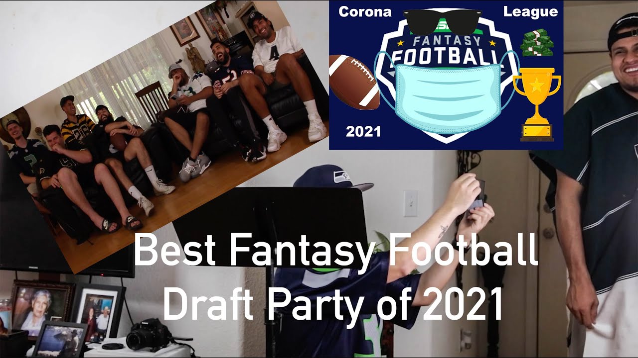 Best Fantasy Football Draft Party of 2021 - YouTube