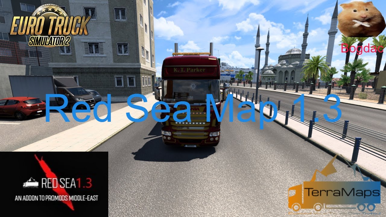 ETS2 1.40 Red sea Map 1.3 by TerraMaps Sharm El- Sheikh(EG) to Al ...