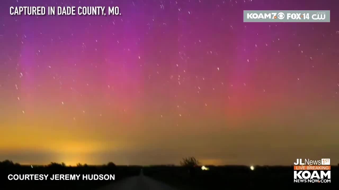 Northern Lights visible across portion of Missouri, first time in 50 ...