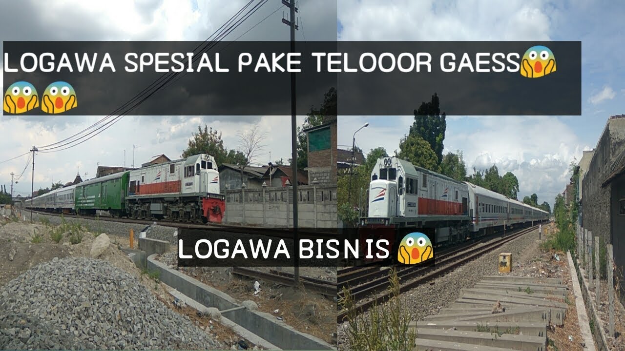 Perdana Membawa Kelas Bisnis! Kereta Api Logawa! - YouTube