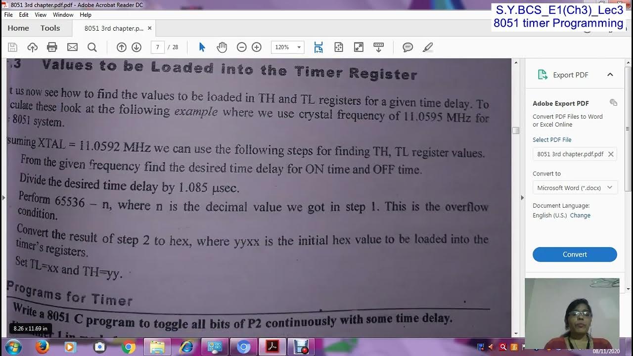 8051 timer mode1 programming - YouTube