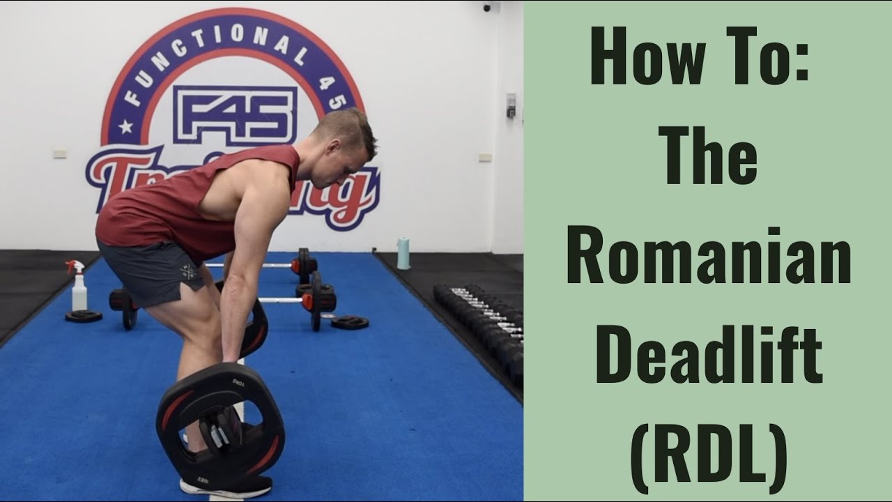 How To: The Romanian Deadlift (RDL) Technique - YouTube