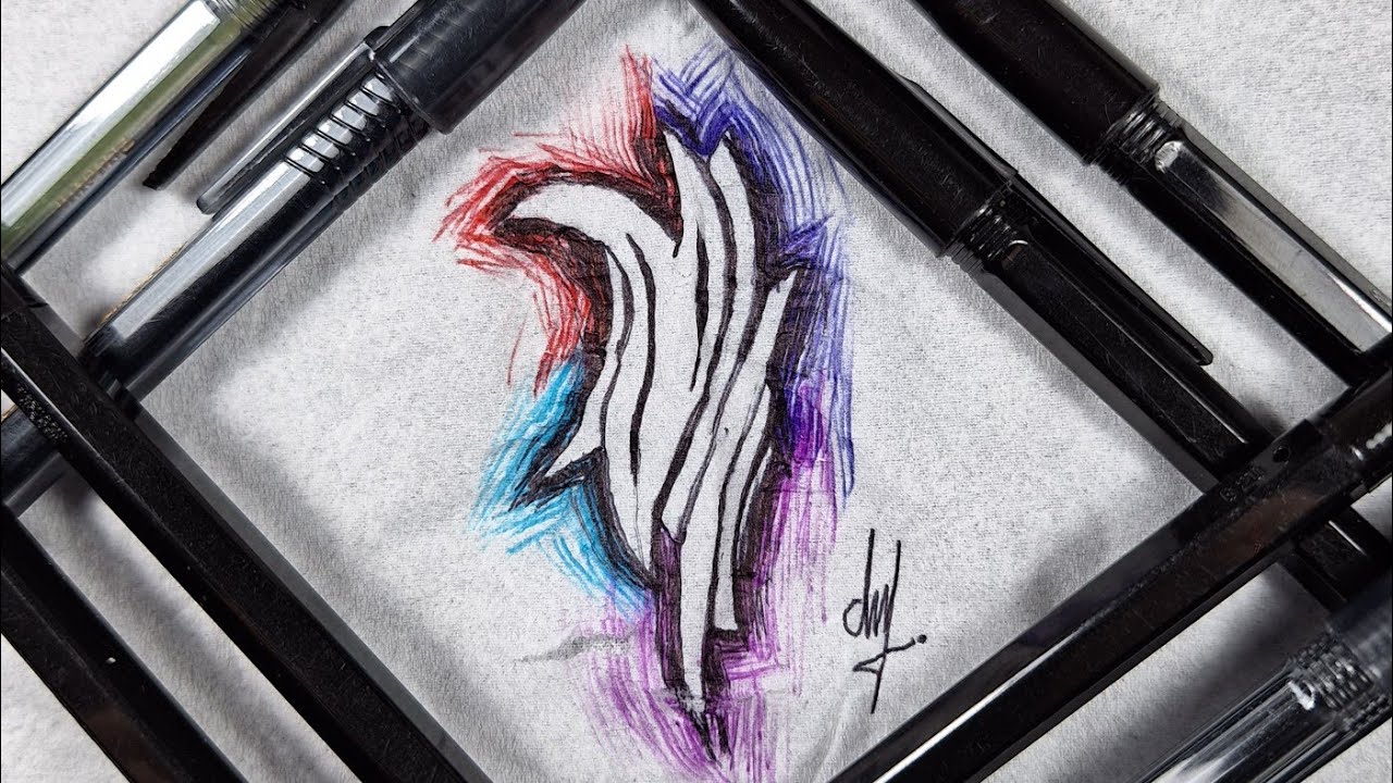 NGEGAMBAR DITISUU🫣... how to draw on tisu..#art#draw#drawing - YouTube