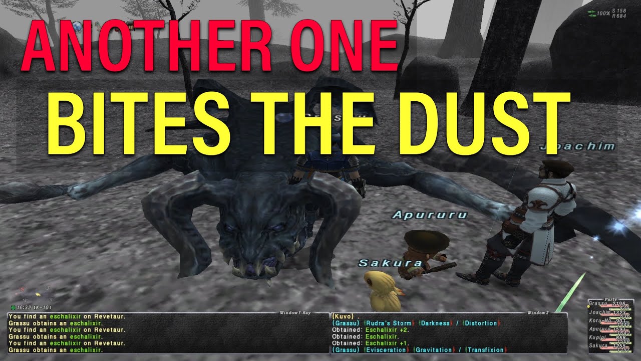 FFXI Escha Zi'Tah All Tier I NM *NEW* Fights - Thief Solo with Trusts ...