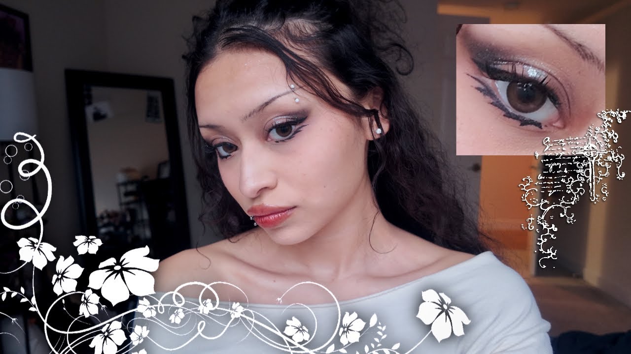 soft goth makeup tutorial for cool people - YouTube