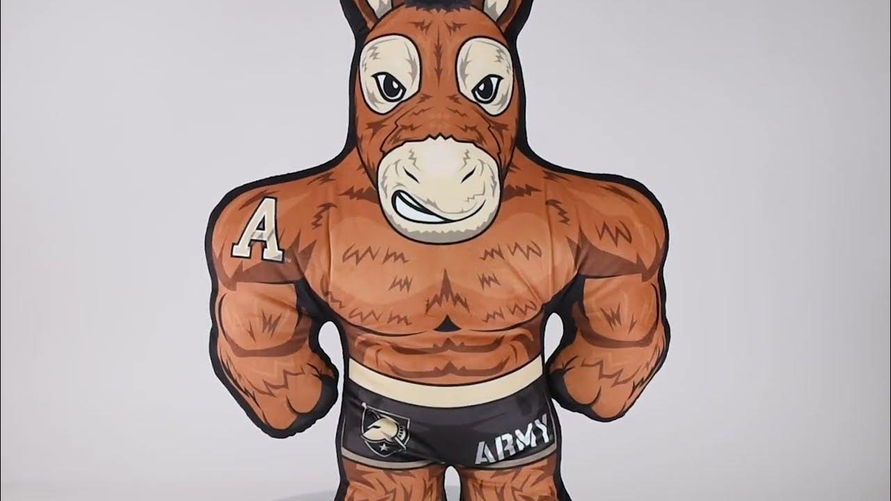 Army West Point Army Mule 24" Mascot Bleacher Buddy - YouTube