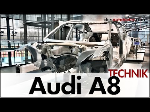 Audi A8 2018 Tech day - Die Technik hinter dem Leichtbau des neuen Audi A8 (D5) | Auto | Deutsch ...