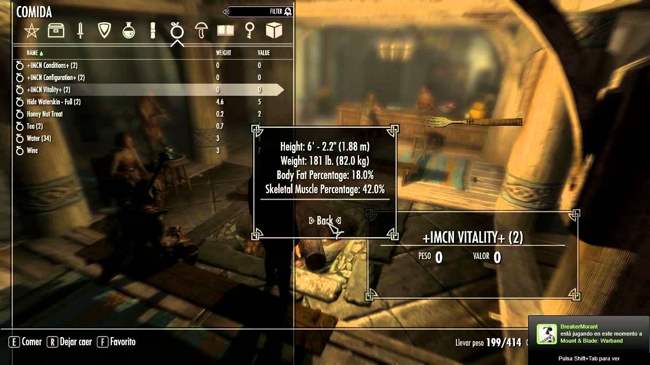 Skyrim - Tutorial Mods en Español - Imp's More Complex Needs - YouTube