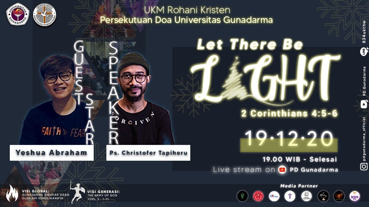 NATAL 2020 UKM RohKris PD GUNADARMA - YouTube
