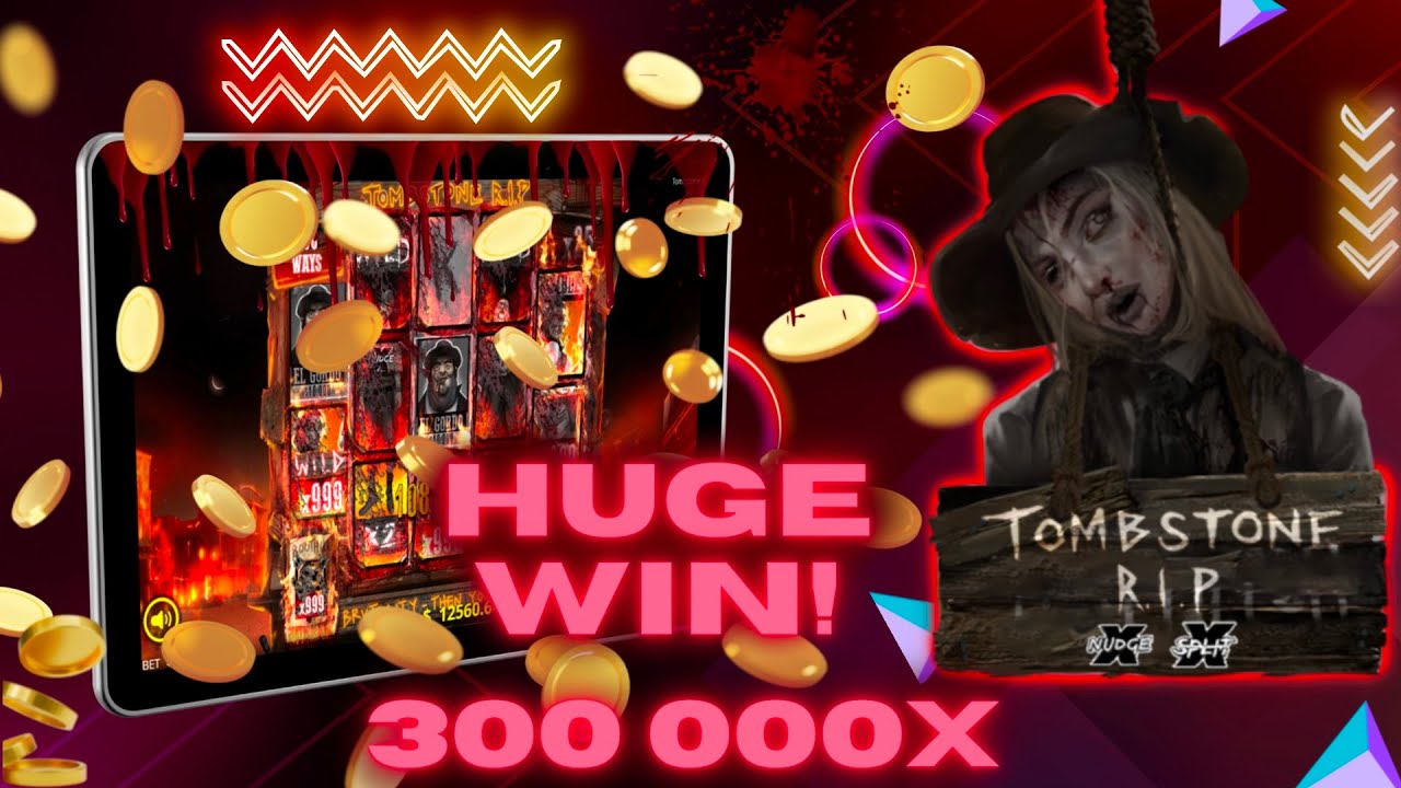 CRAZY 300,000 X BET MAX WIN ON TOMBSTONE RIP SLOT FROM NOLIMIT CITY ...