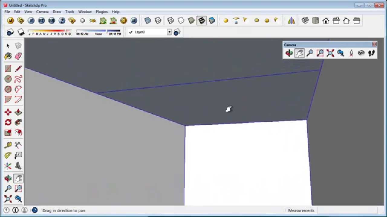 Sketchup Course 7 Using Camera - YouTube