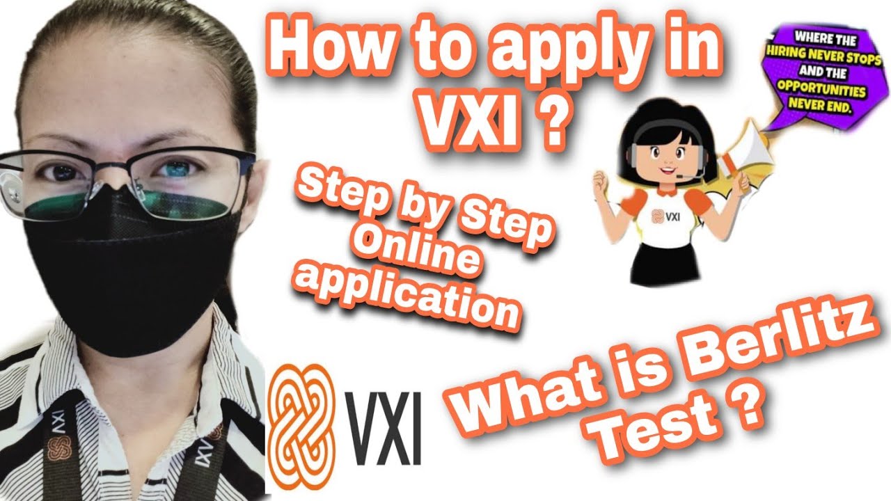 Paano mag apply sa VXI / VXI online application process / - YouTube