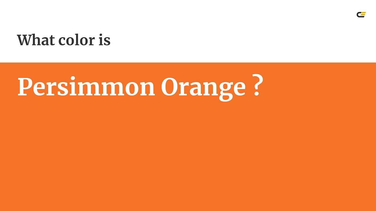 Persimmon Orange color #f47327 hex Cool Orange color f47327 - YouTube